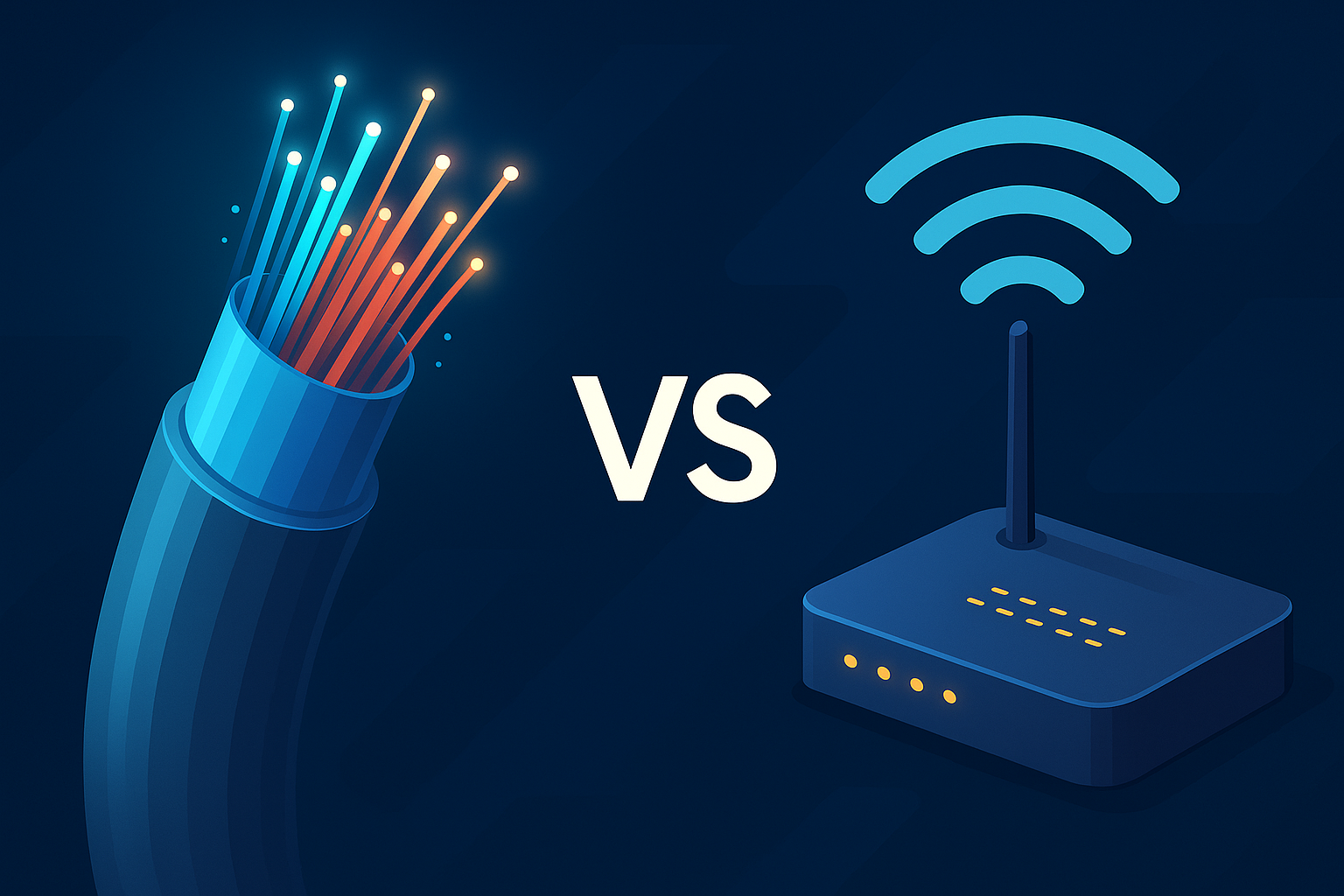 Dedicated Fiber vs. Broadband for Business